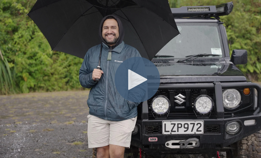 Paul Alvarez Del Castillo and his Jimny