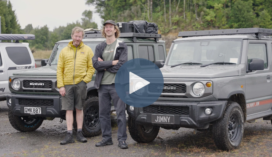 Tom and Paul Davies and their 'Skinny Jims'